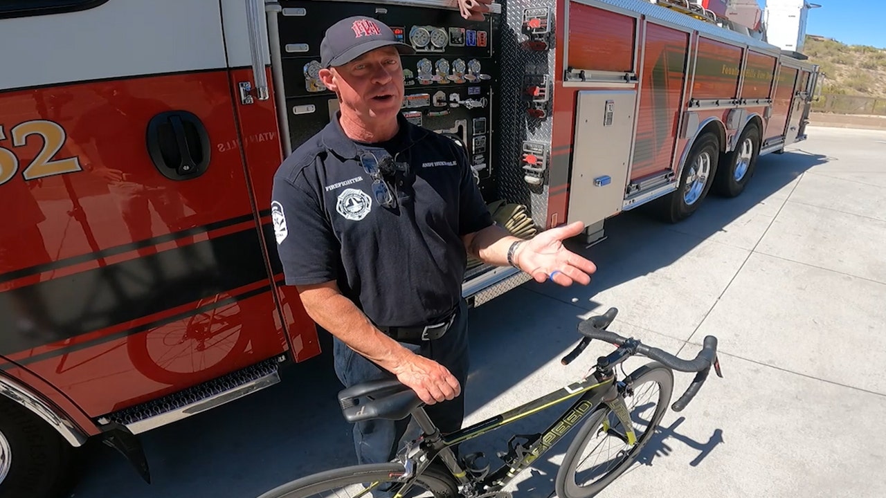 Firefighter Andy Huxtable says his 125-mile bicycle commute to work ...