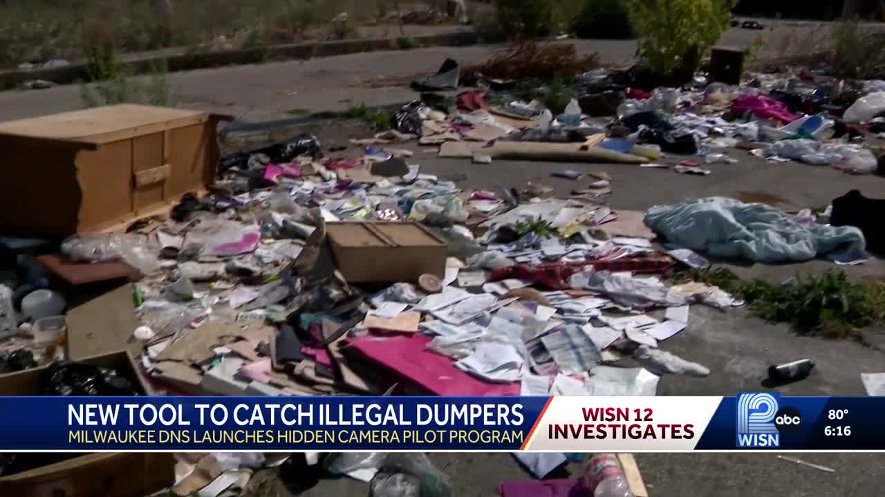 Milwaukee piloting hidden cameras to tackle illegal dumping