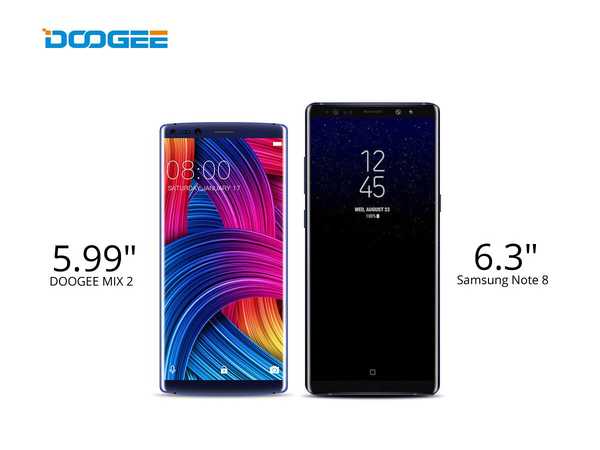 Doogee Mix 2 vs Samsung Galaxy Note 8: Comparativa definitiva, análisis ...