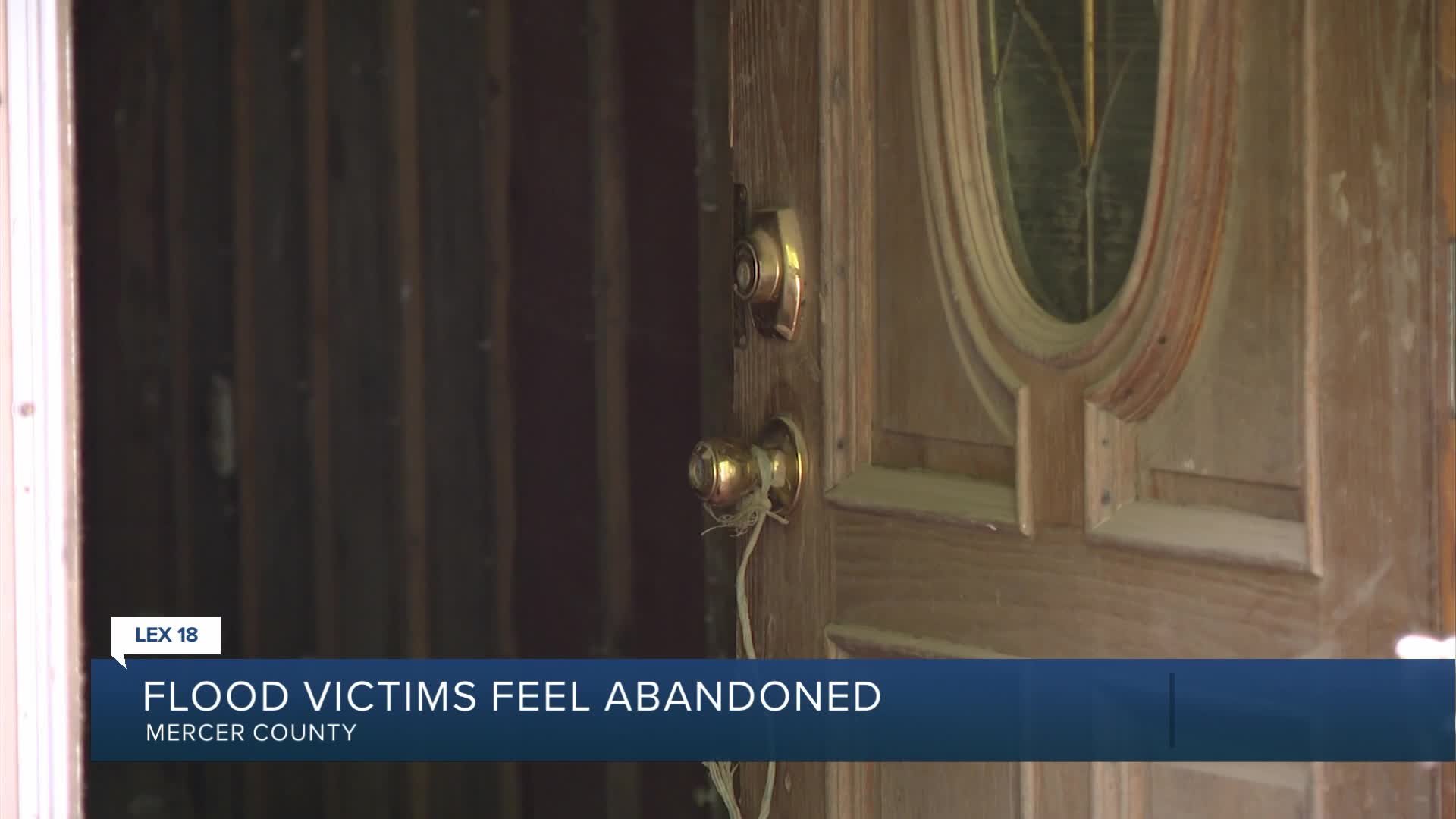 Flood Victims in Mercer County Feel Abandoned