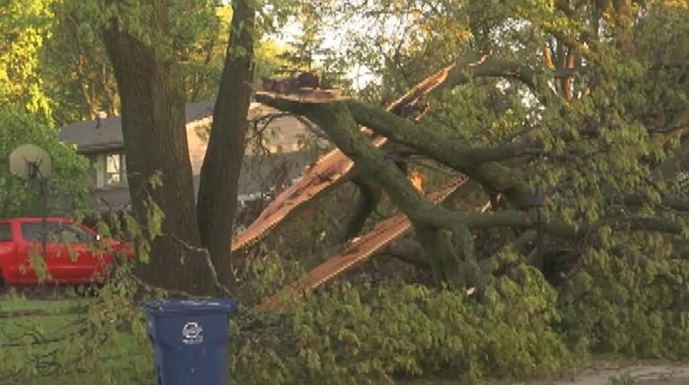St. Charles residents picking up the pieces after storms, tornado