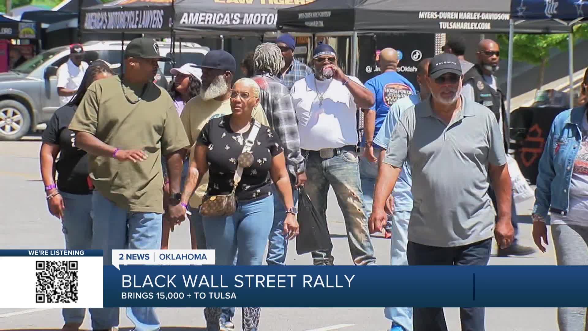 Black Wall Street Rally brings thousands to Tulsa