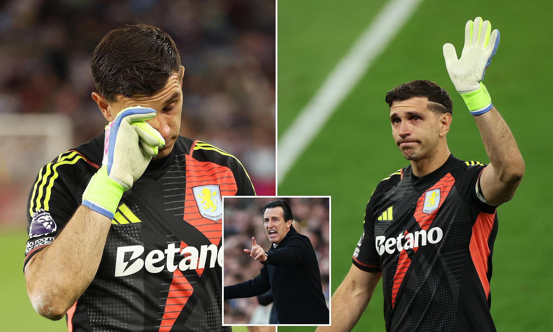 Emi Martinez looks teary-eyed after Spurs win amid uncertain future