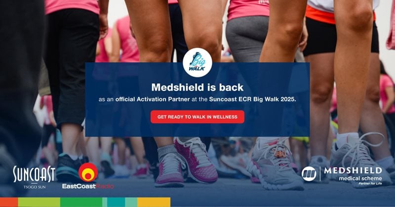 Medshield returns to the Suncoast ECR Big Walk 2025 on 18 May