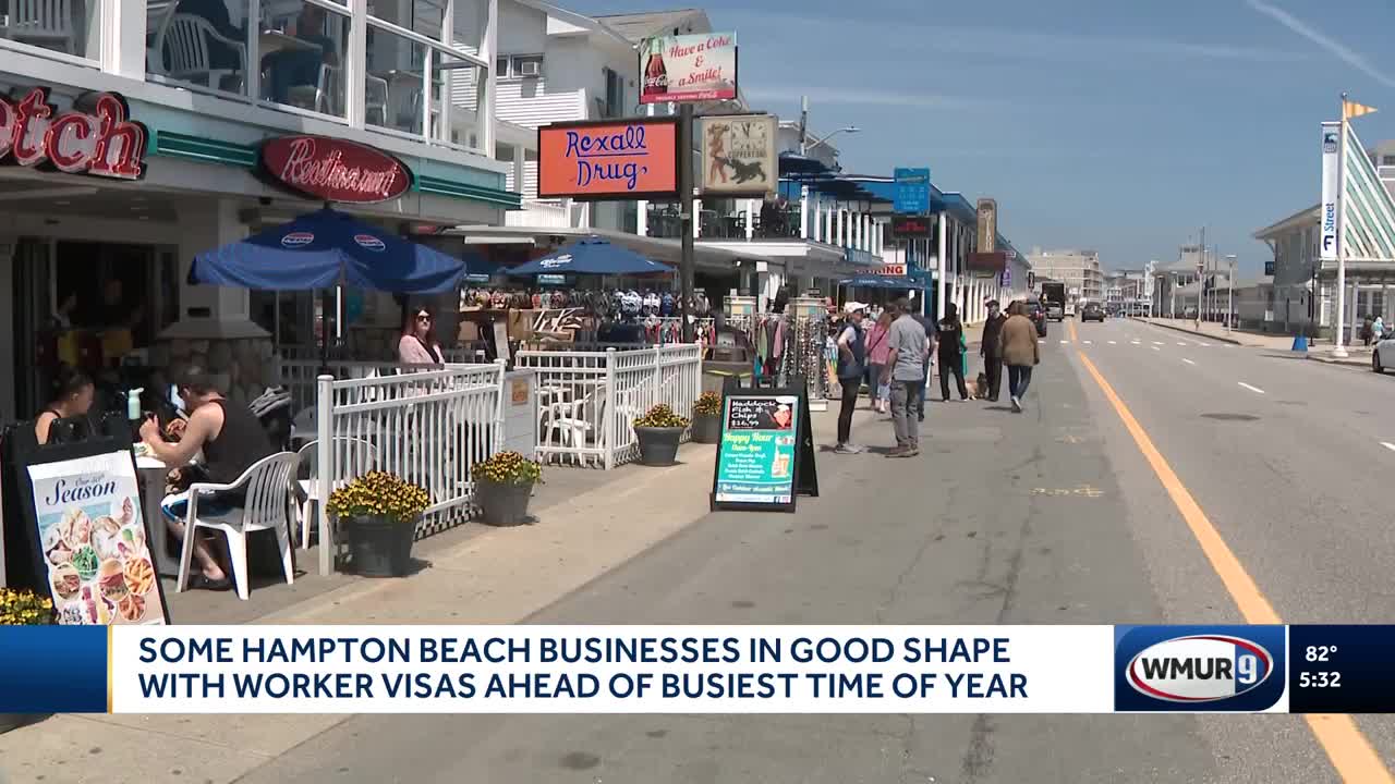 Some Hampton Beach businesses in good shape with worker visas
