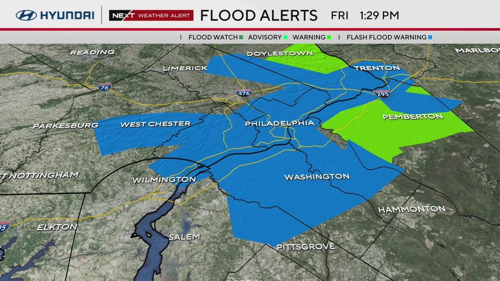 More storms are heading throughout the Philadelphia region as area sees ...