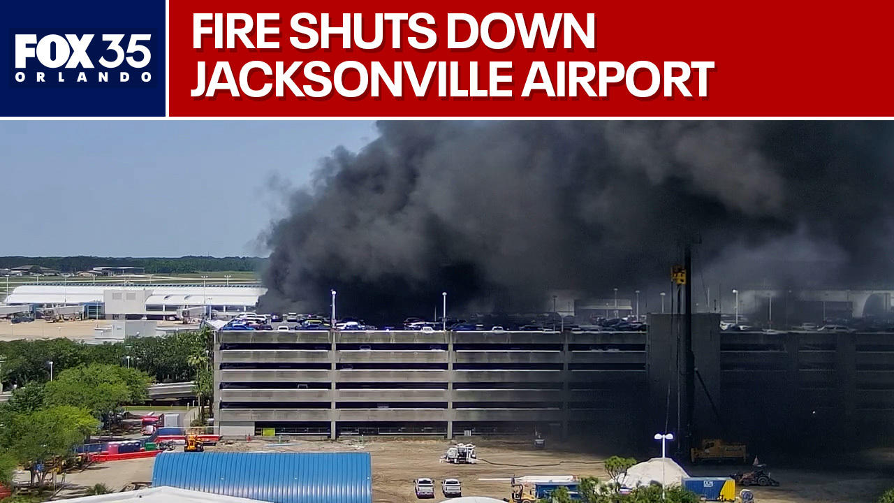 Fire shuts down Jacksonville Airport