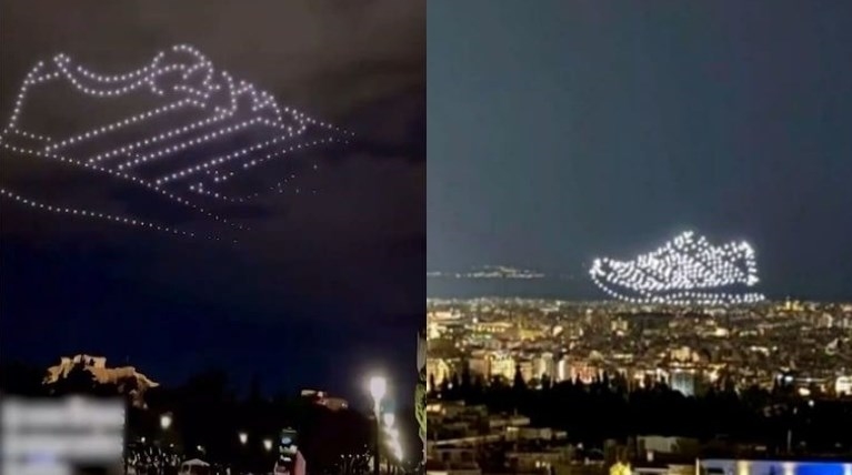 Τι απαντά η Adidas για το drone show