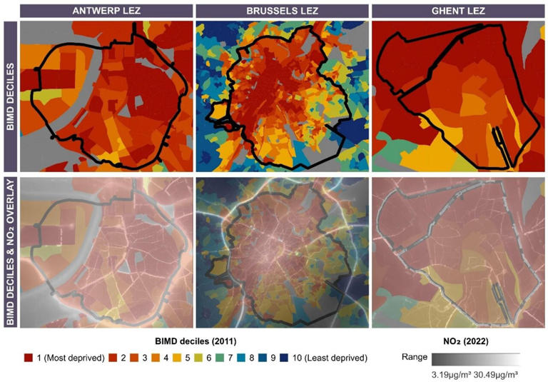 Low-emission zones linked to improved air quality in Belgian cities