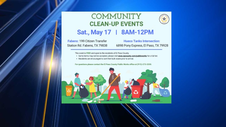 County to host 2 community clean-up events this weekend