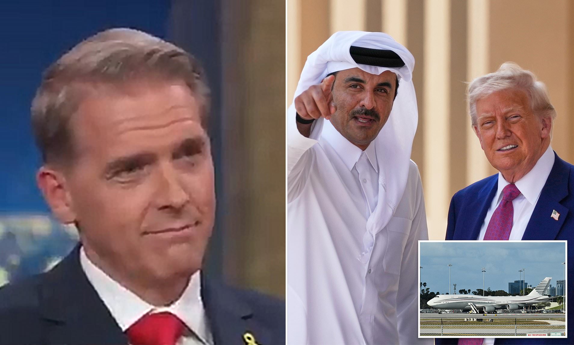 CNN black sheep's surprising response to Trump Qatar plane freebie