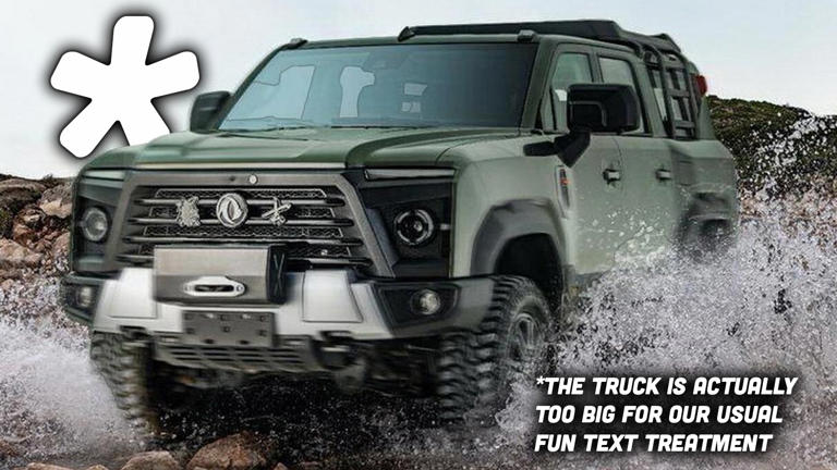 China's Answer To The Hummer Is A Gigantic $70,000 Truck With A ...