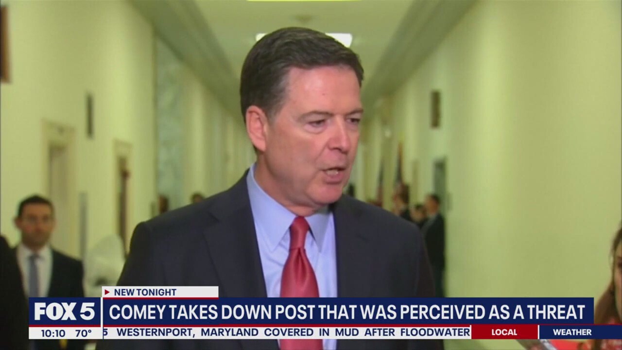 Former FBI Chief Comey accused of making assassination threat against Trump