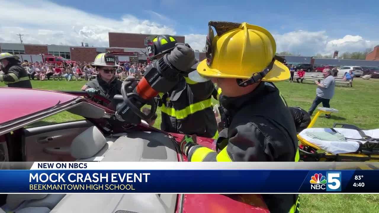 Northern New York emergency crews stage mock crash to warn teens ahead ...