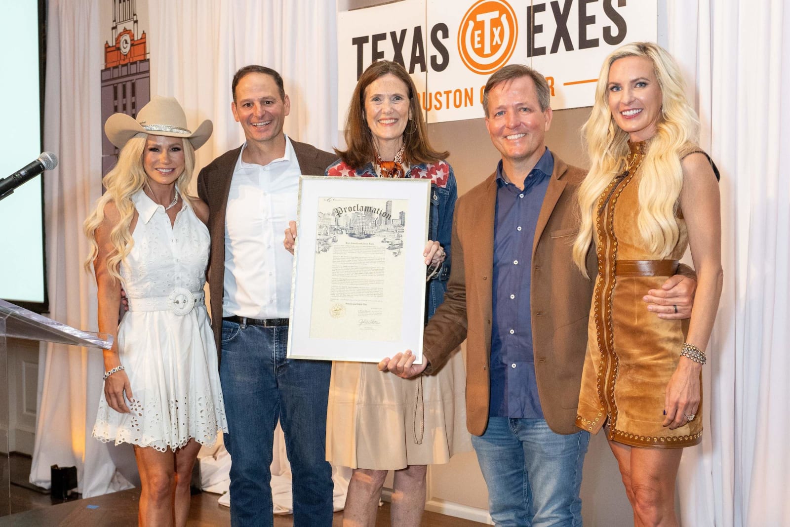 Burnt orange spirit lights up Houston at Texas Exes scholarship gala