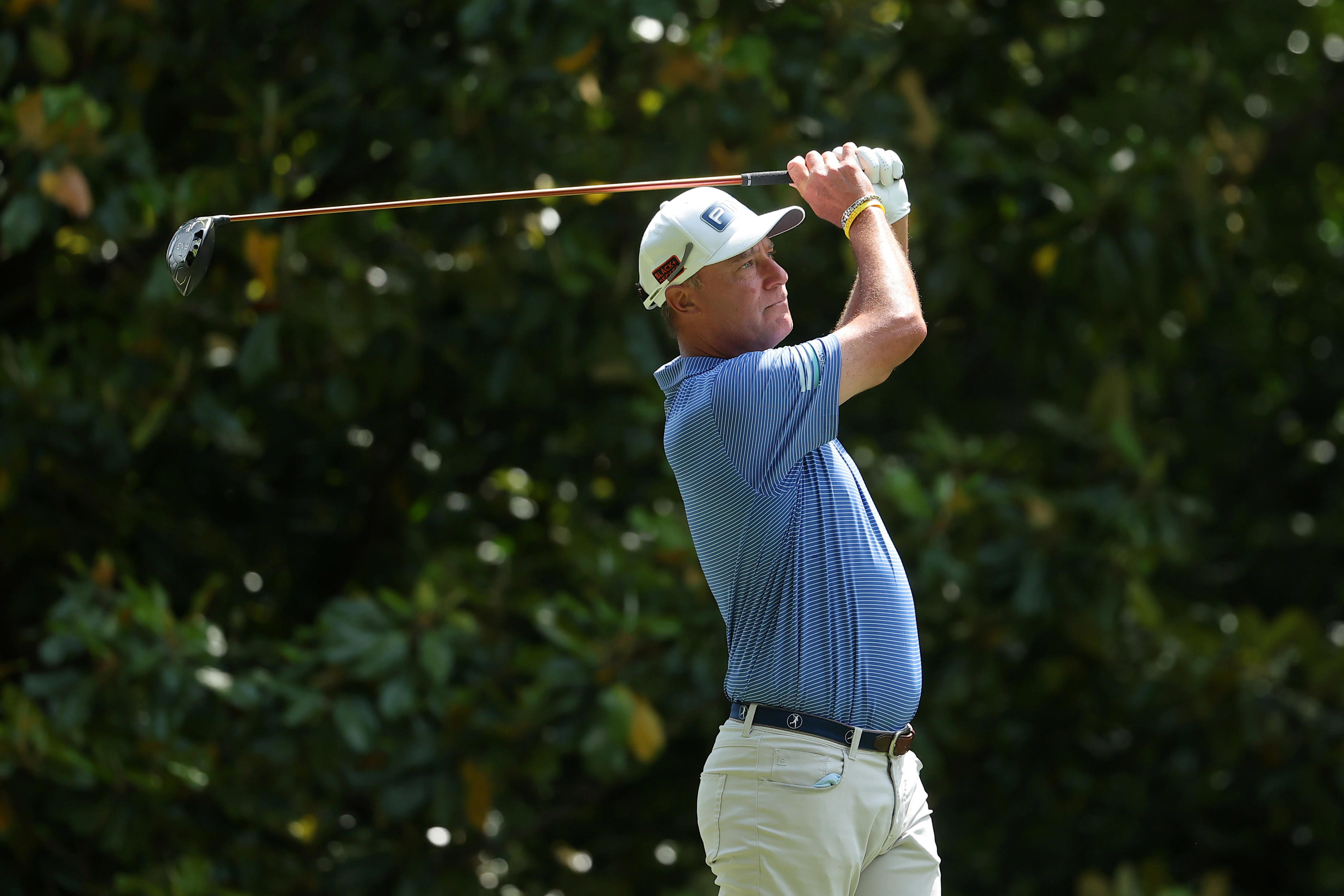 Chris DiMarco contending at senior major as son makes first Korn Ferry ...