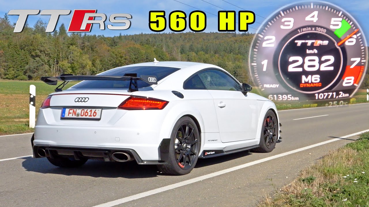 560CV Audi TT RS – Sound Estremo, 0–200 KM/H + POV Autobahn! 🔥🏎️