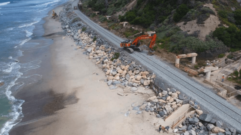 Work continues to restore rail service in coastal Orange County; June ...