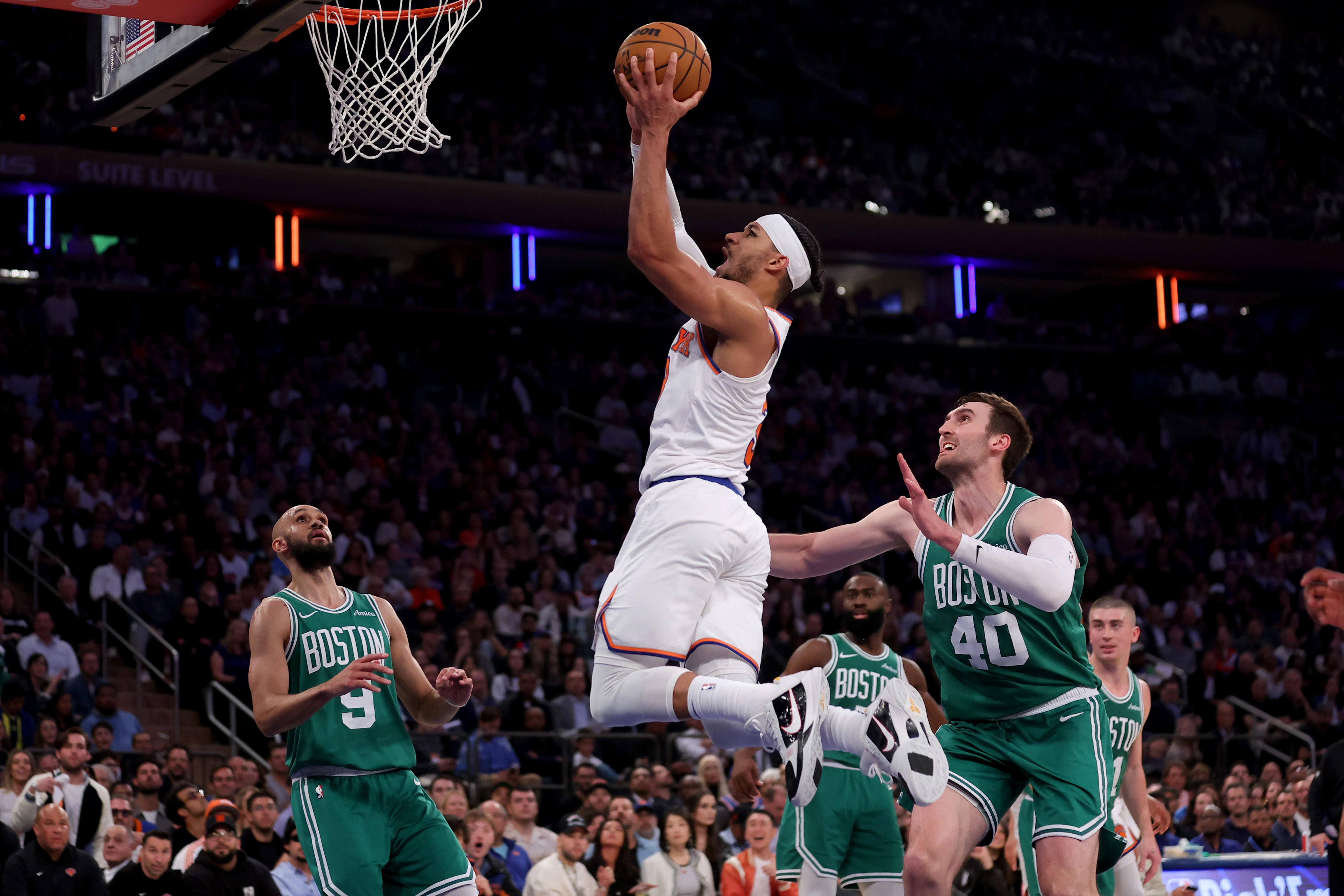 Garden Party! Knicks blow out Celtics in Game 6, move on to Eastern ...