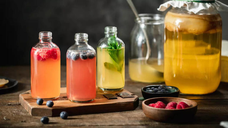 What happens when you consume fermented foods like kombucha in summer