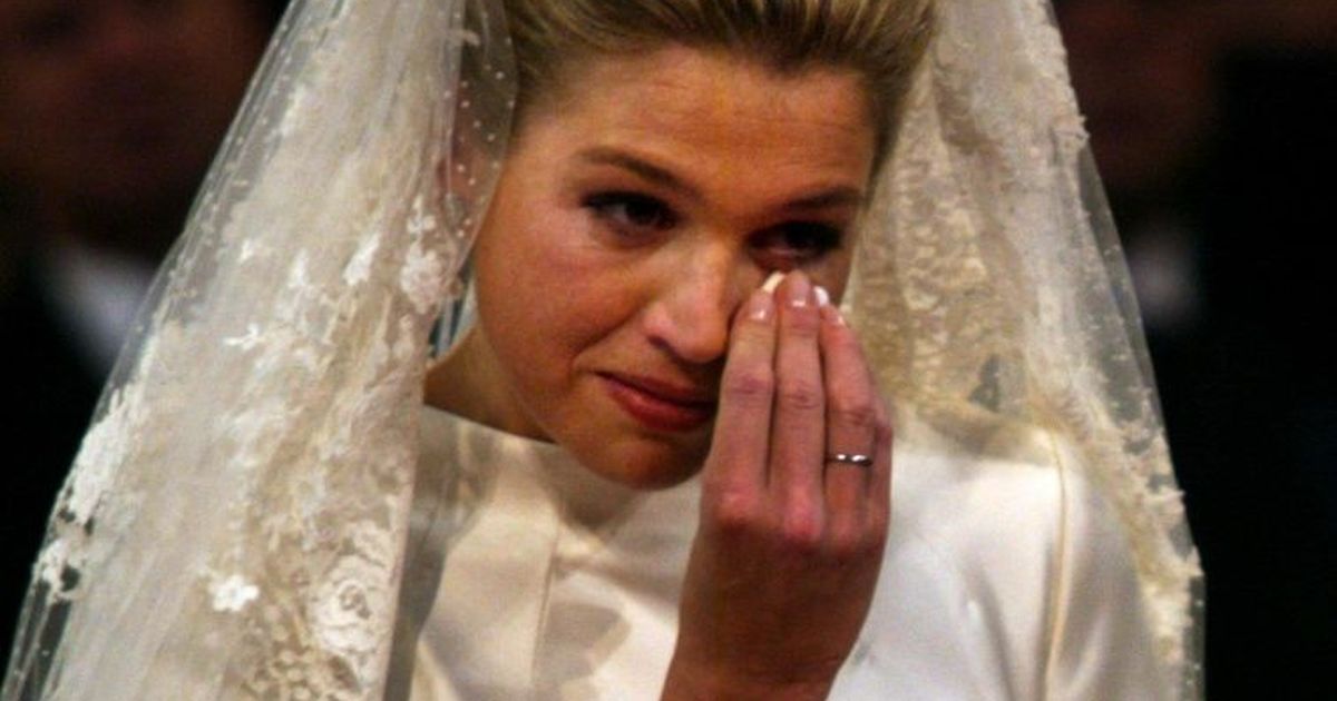 Bei ihrer Hochzeit weinte Königin Máxima bittere Tränen