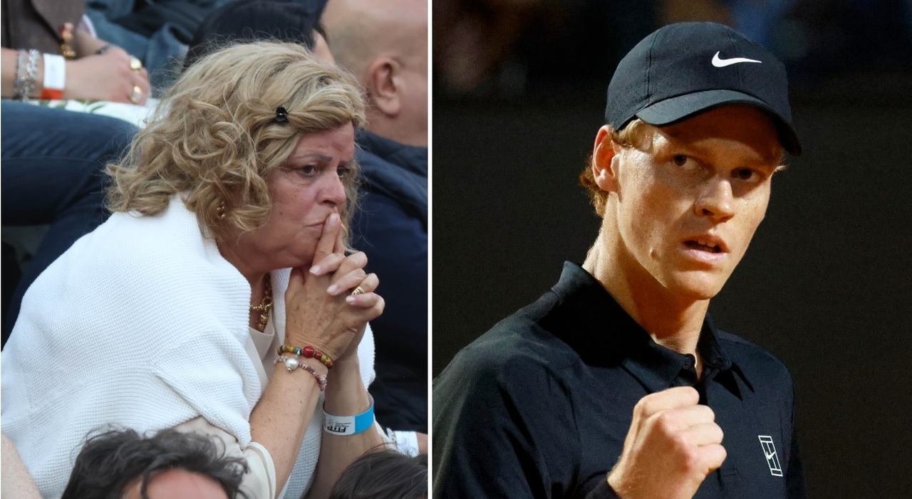 Sinner perde il primo set, mamma Siglinde lascia il Centrale: «Seguo ...