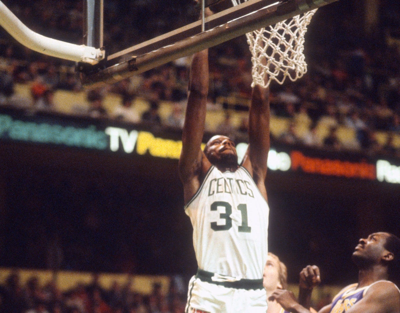 Cedric Maxwell on the run to the 1981 Boston Celtics title