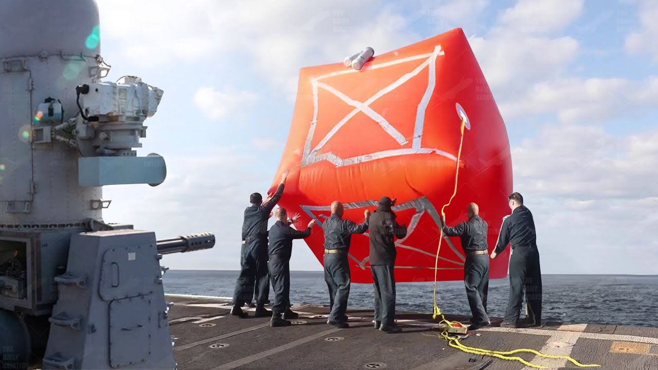 US Navy Deploys Giant Killer Tomato Target During Scary Exercise at Sea