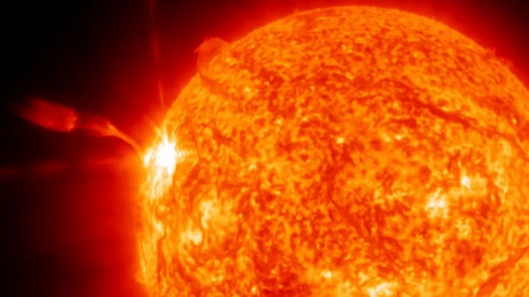 NASA warns huge solar flare is heading for Earth in blackout alert