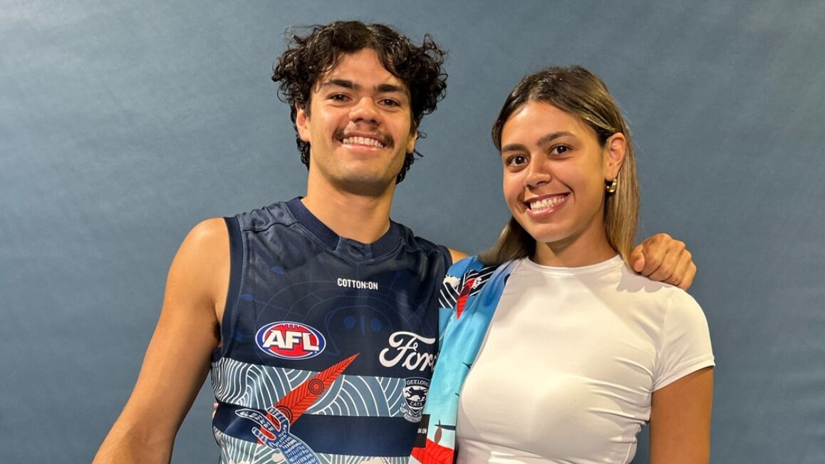 AFL player Lawson Humphries' sister designs Geelong's Indigenous round ...