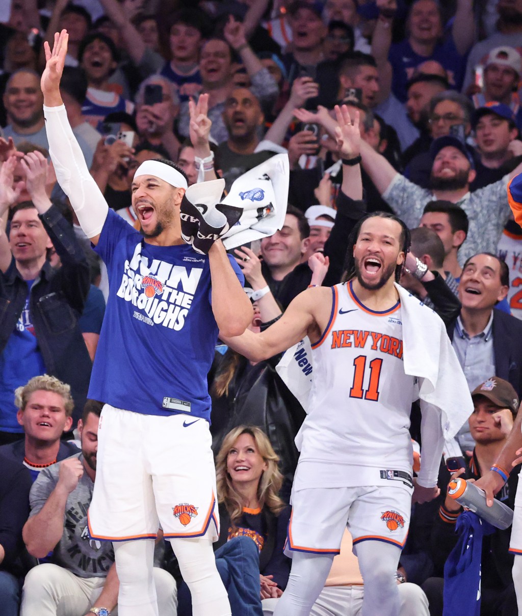 Knicks trounce Celtics in Game 6 to make first East Conference Finals ...