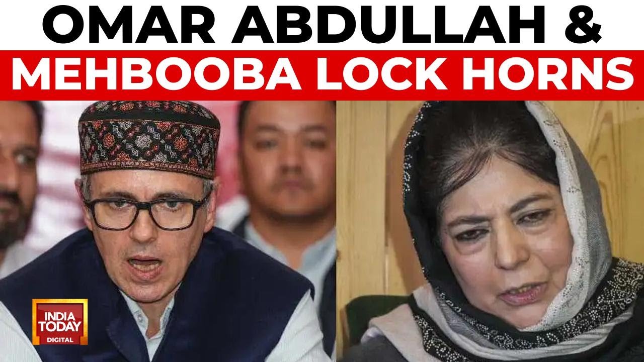 Omar Abdullah And Mehbooba Mufti Clash Over restarting Tulbul ...