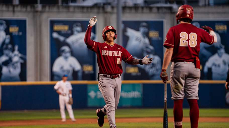 Ninth Inning Rally Gives Boston College Baseball Win Over Cal, Evens Series