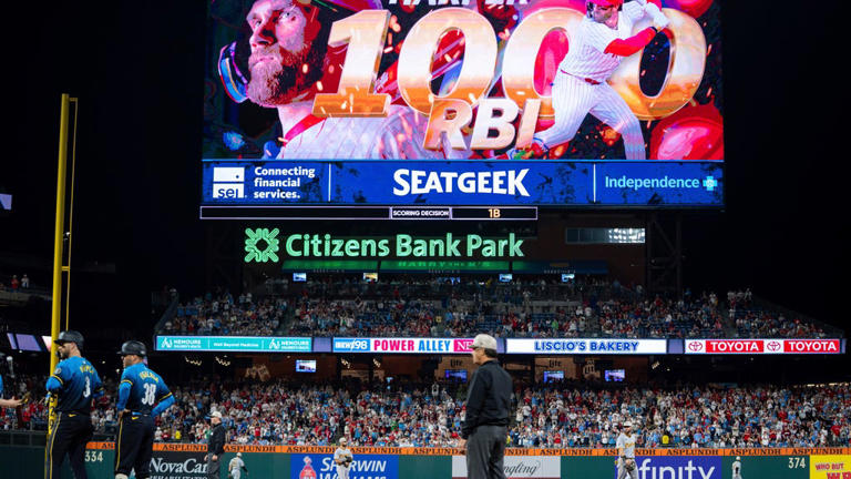 Bryce Harper reaches 1,000 RBIs in the Philadelphia Phillies' 8-4 ...