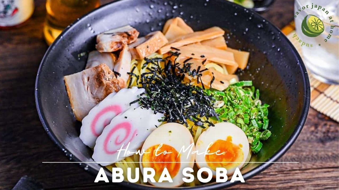 How to Make Abura Soba in 20 Minutes – Quick Japanese Soupless Ramen 🍜⏱️