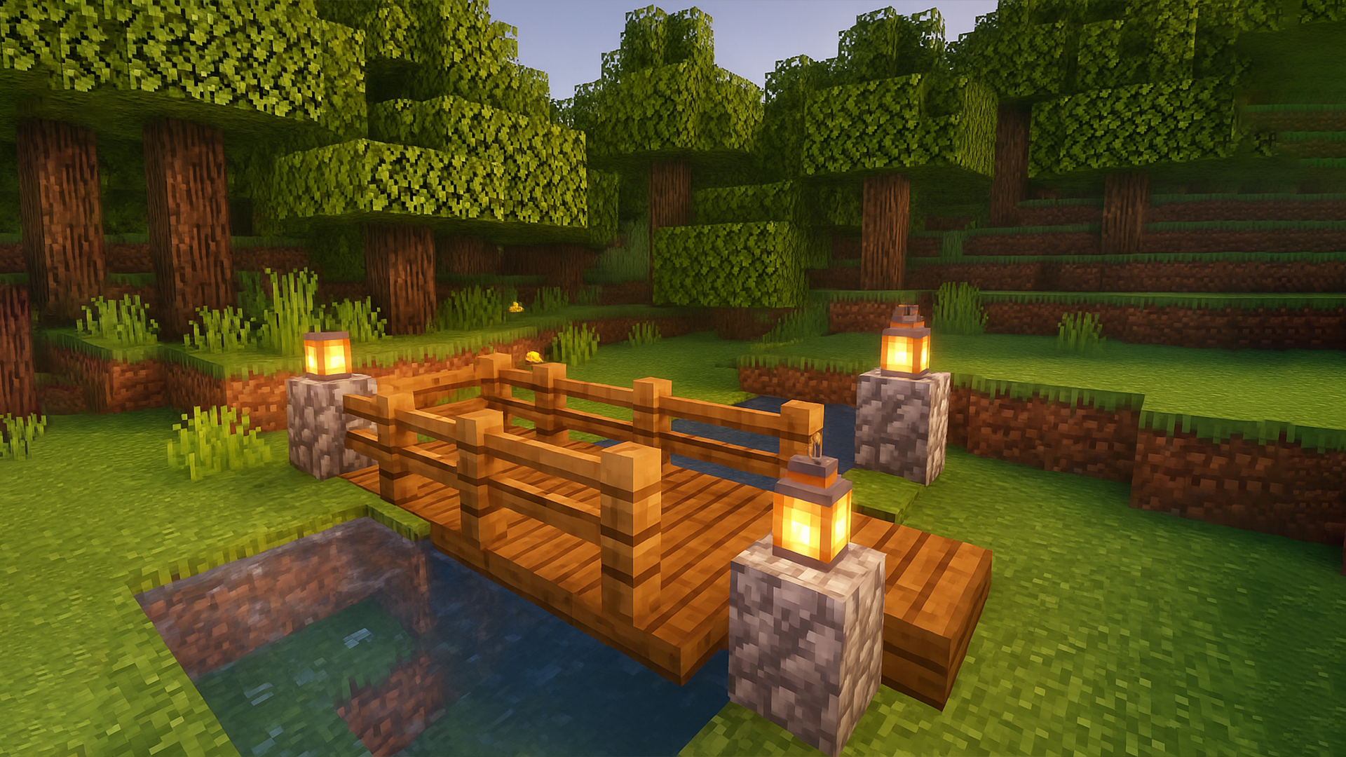 How to Create a Secret Bridge in Minecraft 🌉 | Easy Hidden Redstone ...