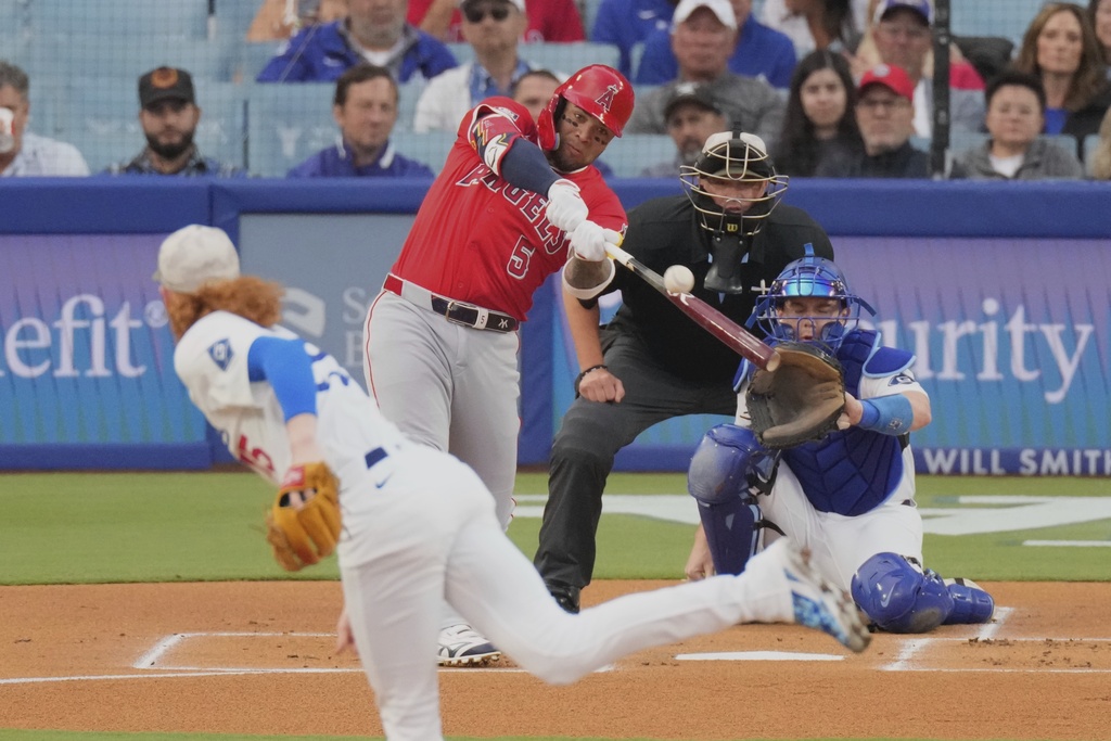 Kochanowicz limits Dodgers, and Angels turn 5 double plays in 6-2 win ...