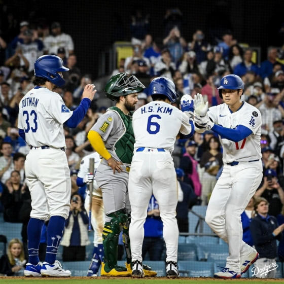 김혜성, 3G 연속 멀티히트 대폭발! 치솟는 타율 0.452↑... '오타니 16호 홈런' LAD, LAA에 2-6 패배 [LAD 리뷰]