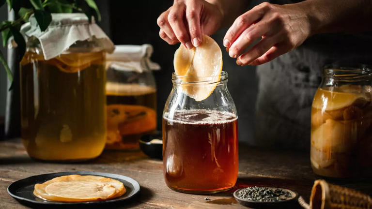 What happens when you consume fermented foods like kombucha in summer