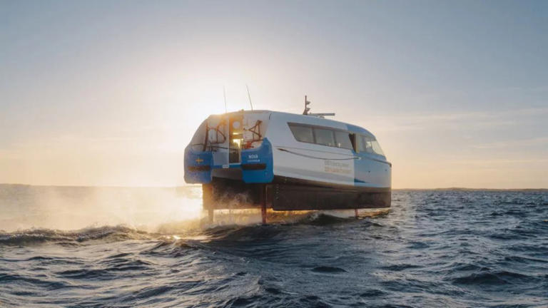 Stockholm Gets Its First Electric Flying Ferry