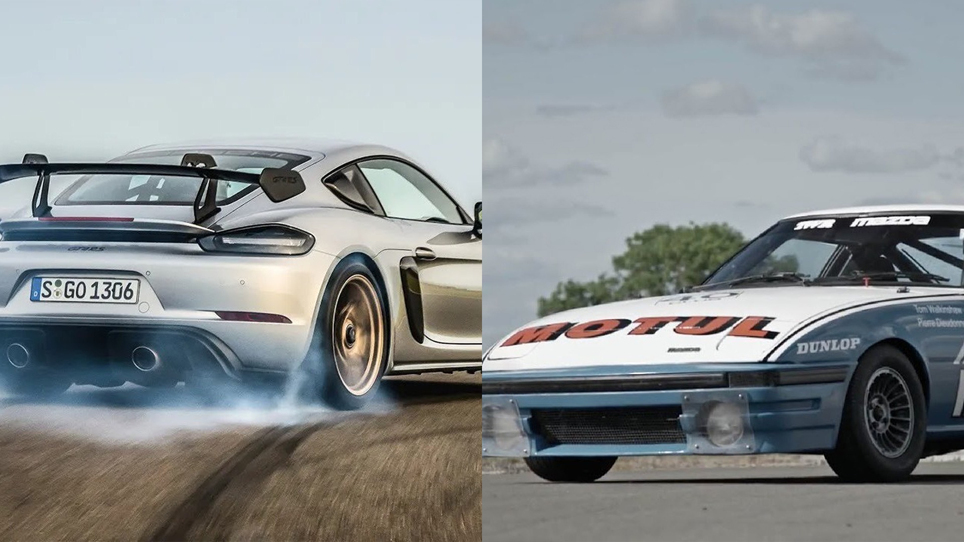 Porsche 718 Cayman GT4 vs Mazda RX-7