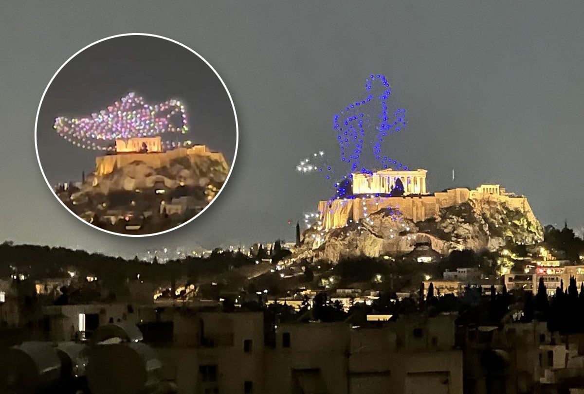 Ένα παπούτσι πάνω από τον Παρθενώνα μάς θύμισε τις φορές που η Λίνα ...