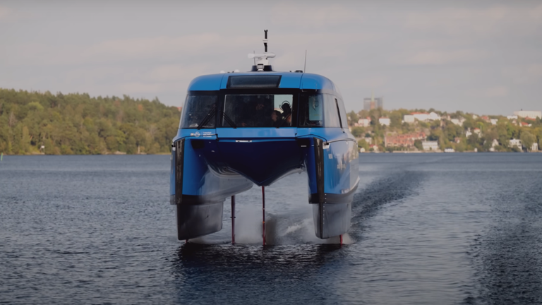 Stockholm Gets Its First Electric Flying Ferry