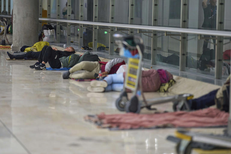 In Spain, a homelessness crisis unfolds in Madrid's airport