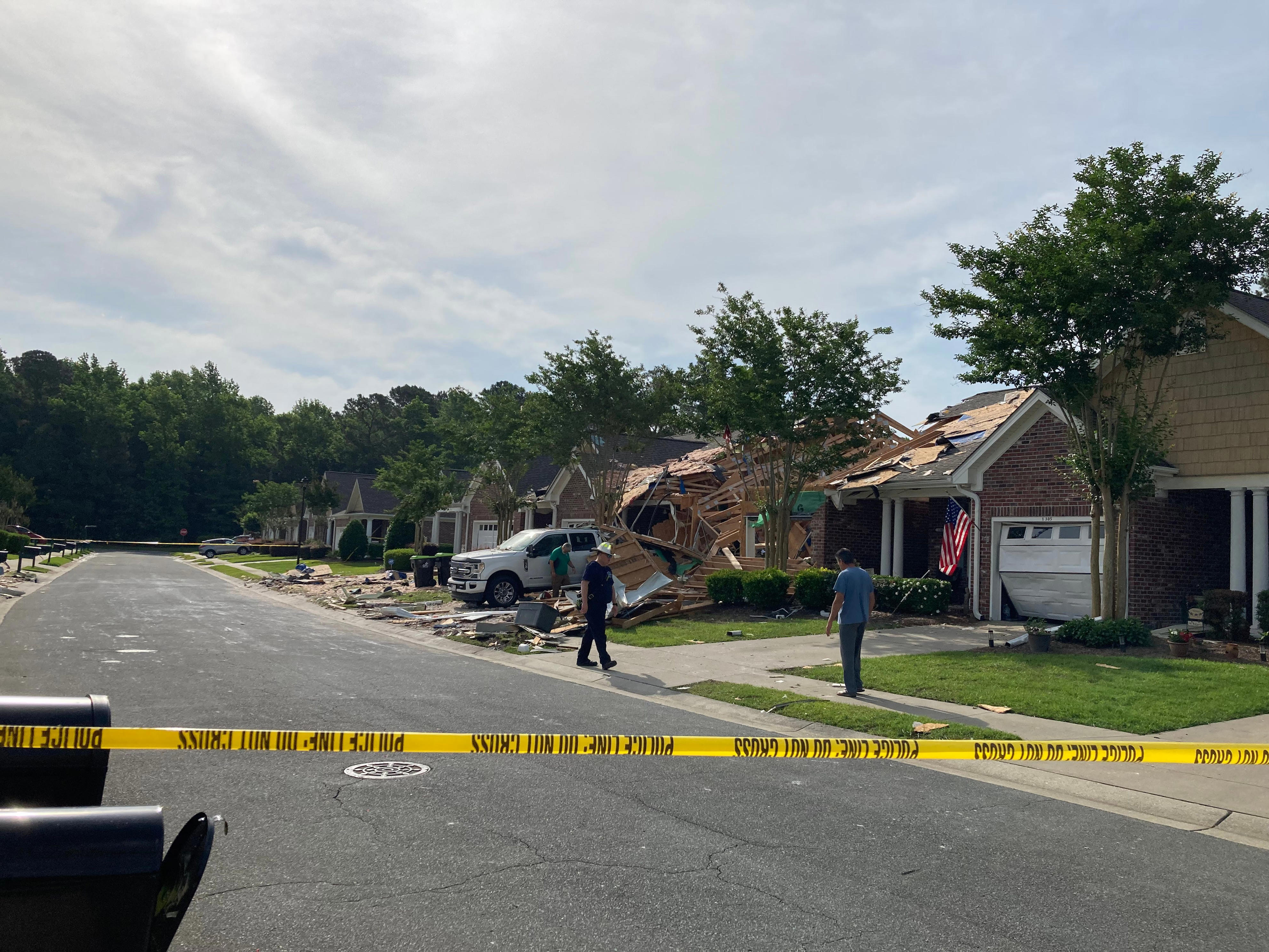 Leland home explosion investigation enters next phase to determine cause