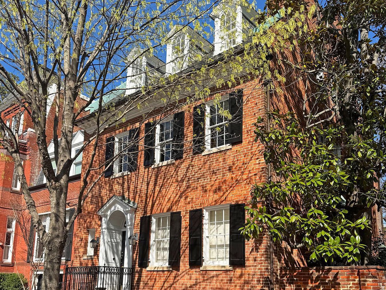 Explore a Grand 1875 Brick Federal in Washington Featuring a Gourmet ...