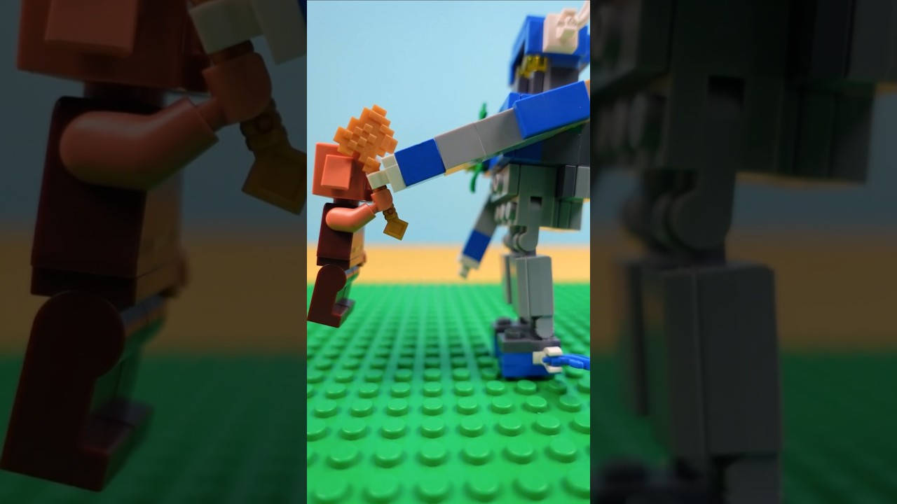 Minecraft Movie Swiftness Golem in LEGO!