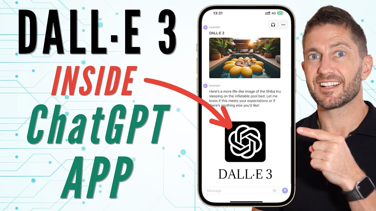 Dalle 3 in ChatGPT iPhone App! How to Download and Use Dall E 3 Tutorial