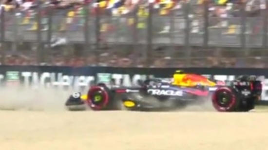 Yuki Tsunoda's RB21 rolls over crash after fiery crash at Imola F1 qualifying: Watch