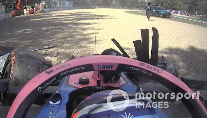 VIDEO: Accidente de Franco Colapinto en la clasificación de Imola